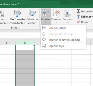 Excel: Insertar filas, columnas y celdas – AutoIncreMental