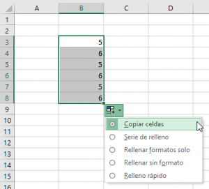 Excel: Opciones de autorrelleno – AutoIncreMental