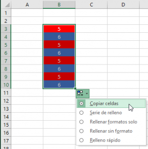 Excel: Opciones de autorrelleno – AutoIncreMental