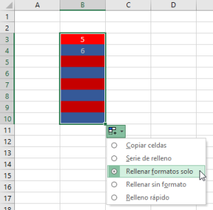Excel: Opciones de autorrelleno – AutoIncreMental